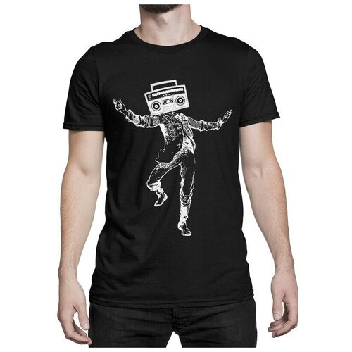 Футболка DS Apparel, размер S, черный