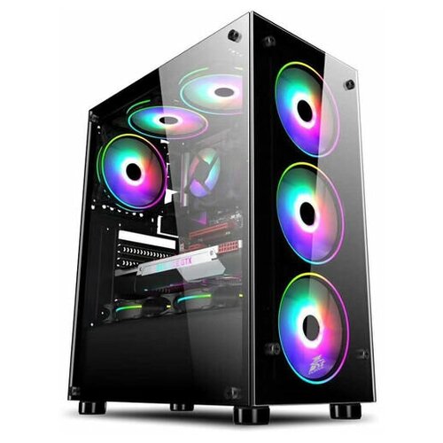 Компьютер для игр BrandStar P7306880. Ryzen 5 3600, DDR4 16GB 3000MHz, 240GB SSD, GTX 1050Ti 4Gb, 600W