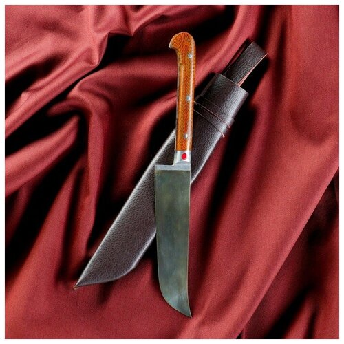 Нож Пчак Шархон - текстолит олово чирчик (11-12 см)