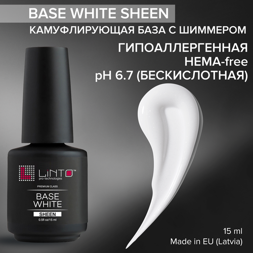 LiNTO Базовое покрытие Base Sheen, белый, 15 мл