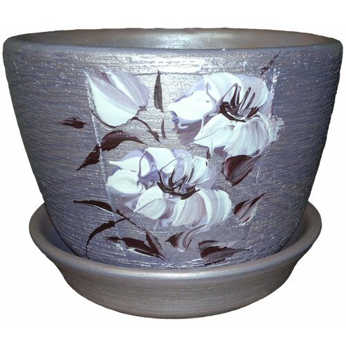 Керамический горшок для цветов "Гинура" 13 см