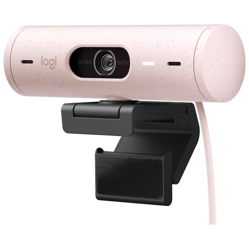 Веб-камера Logitech Brio 500, розовый