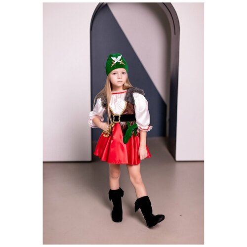Детский карнавальный костюм Разбойница (16456) 110 см