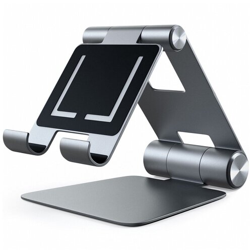 Подставка Satechi R1 Aluminum Hinge Holder Foldable Stand для планшетов и ноутбуков серый космос (ST-R1M)