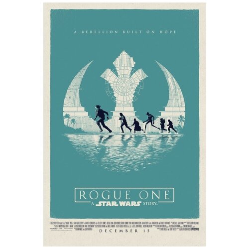 Плакат, постер на бумаге Rogue One: Star Wars/Звёздные войны: Изгой Один. Размер 42 х 60 см