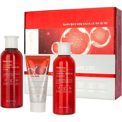 Farmstay Набор Collagen Essential Moisture Skin Care 3 set