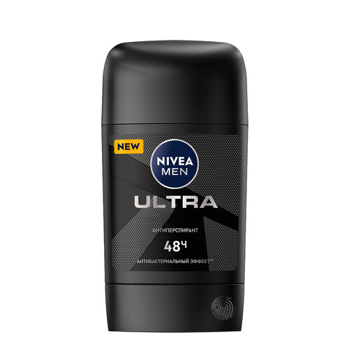 Дезодорант-Антиперспирант стик NIVEA MEN "ULTRA", 50 мл.