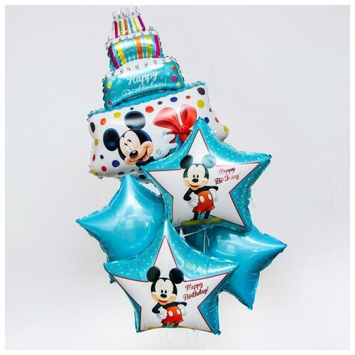 Набор фольгированных шаров «Happy Birthday», Микки Маус 36"