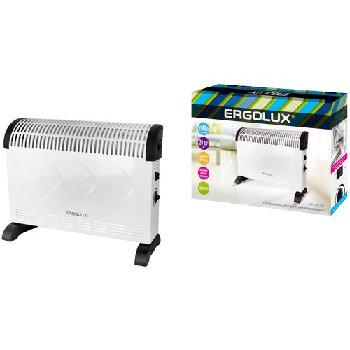 ERGOLUX ELX-CH01-C01 белый (конвекционный обогреватель, 220-240В, 750/1250/2000Вт)