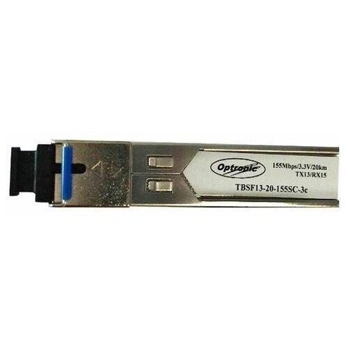 Optronic TBSF13-20-155SC-3c Модуль SFP, 155 Мб/с WDM, 1310/1550nm 20 км, SC