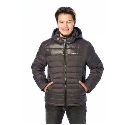 Куртка INDACO FASHION, размер 46, темно-серый