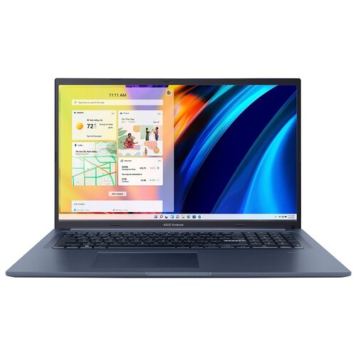 17.3" Ноутбук ASUS Vivobook 17 M1702QA-AU083 1920x1080, AMD Ryzen 7 5800H 3.2 ГГц, RAM 16 ГБ, DDR4, SSD 1 ТБ, AMD Radeon Graphics, без ОС, M1702QA-AU083, синий