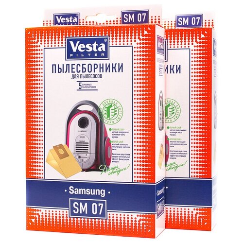 Vesta filter SM 07 Xl-Pack комплект пылесборников, 10 шт