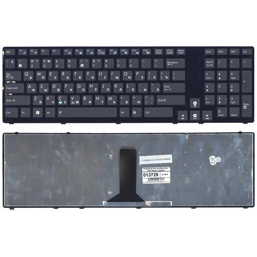 Клавиатура для ноутбука Asus X93SV черная с рамкой