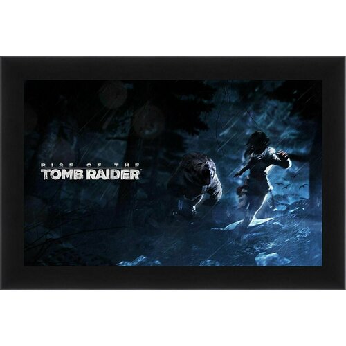 Плакат, постер на холсте Rise Of The Tomb Raider. Размер 21 х 30 см