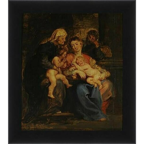Плакат, постер на холсте The Holy Family with St. Питер Пауль Рубенс. Размер 21 х 30 см