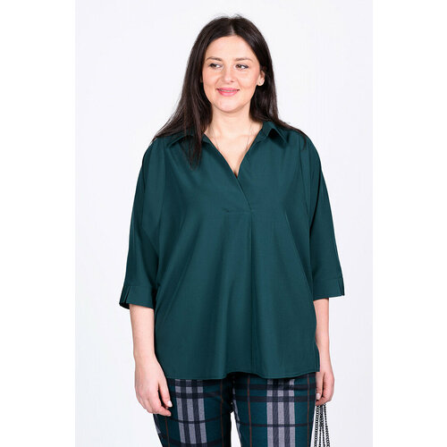 Блуза SVESTA, размер 64, зеленый