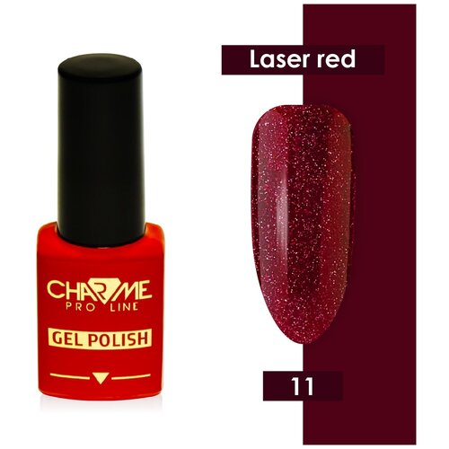 CHARME-PRO Гель-лак Pro Line Laser Red Effect, 10 мл, 11 - рамона