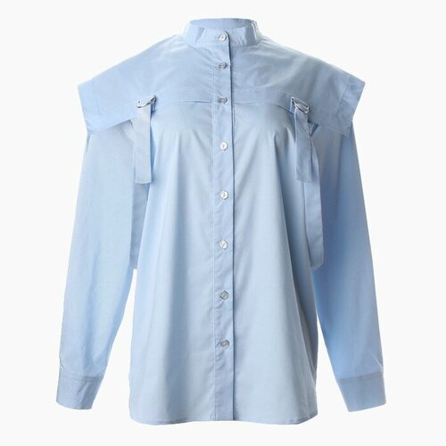 Блуза Minaku, размер 52, голубой