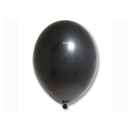 Шар 12" В 85/025 Пастель Экстра Black / упаковка 50шт. / воздушные шары / набор 50шт
