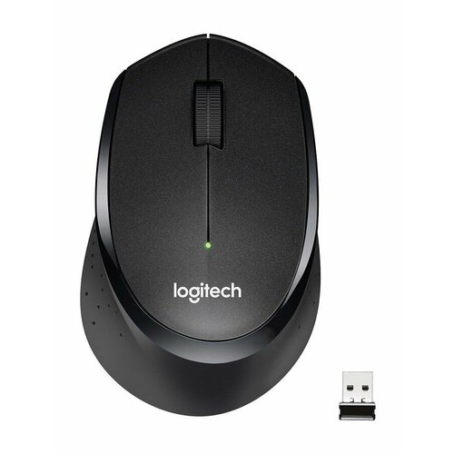 Мышь беспроводная Logitech M330 Silent Plus Black (910-004924)
