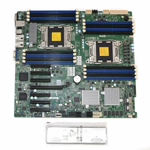 Материнская плата SuperMicro X9DRH-IF Dual LGA2011 PCI-E SVGA 2xGbLAN SATA RAID E-ATX 16DDR3