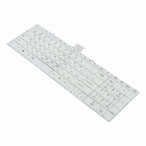Клавиатура для ноутбука Toshiba Satellite C850 / Satellite C855D / Satellite C870 и др, белый