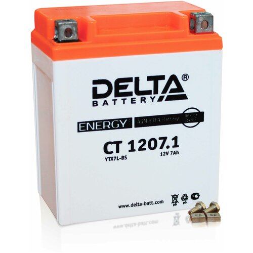Аккумуляторная батарея Delta CT 1207.1 (Мото АКБ)