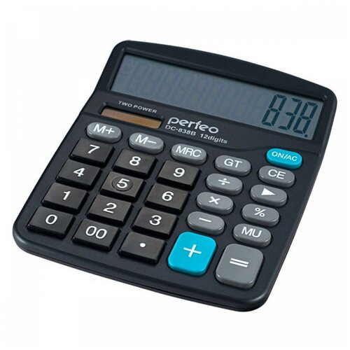 Настольный калькулятор Perfeo PF_3288, черный