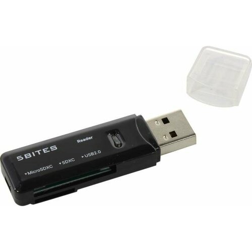 5bites RE2-100BK2.0 Устройство ч/з карт памяти / SD / TF / USB PLUG / BLACK