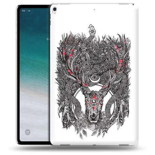 Чехол задняя-панель-накладка-бампер MyPads Дизайнерские_676 для iPad Pro 12.9 (2018) A1895/A1983/A2014 противоударный