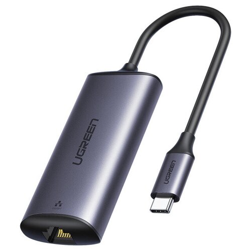 Адаптер UGREEN CM275 (70446) USB-C to RJ45 2.5G Ethernet Adapter. Цвет: серый космос