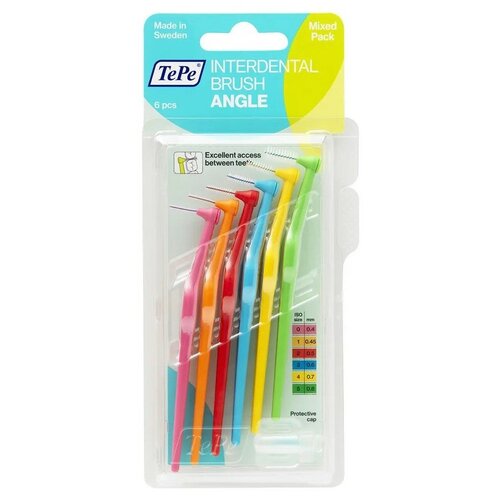 Межзубные ершики TePe Angle mix (6 шт.)
