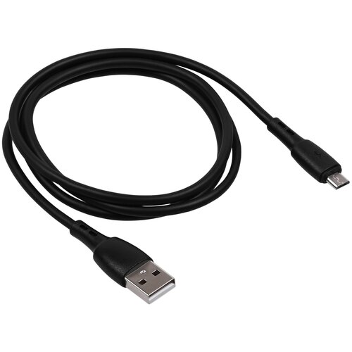 Кабель для зарядки смартфона Carmega microUSB 1.0m black быстрая зарядка для телефона