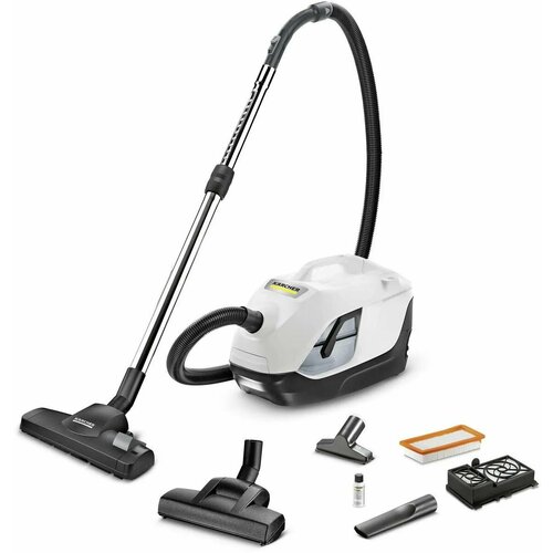 Пылесос Karcher DS 6 Plus, 650Вт, белый/черный [1.195-252.0]