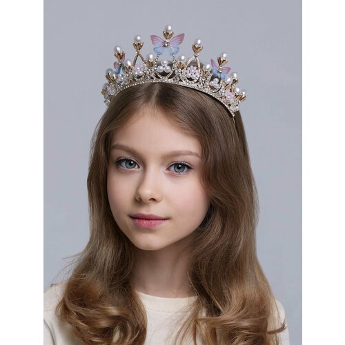 Корона на голову диадема для девочки украшение для волос