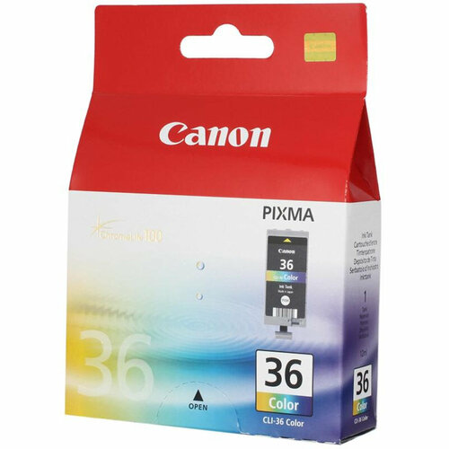 Комплект 5 штук, Картридж струйный Canon CLI-36 цв. для PIXMA mini260
