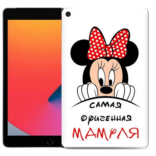 Чехол задняя-панель-накладка-бампер MyPads Самая лучшая мамуля Мини Маус для iPad mini 5 7.9 (2019)-A2133/A2124/A2126/A2125 противоударный
