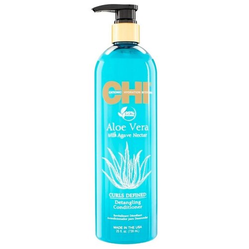 CHI Aloe Vera with Agave Nectar Conditioner - Увлажняющий кондиционер для облегчения расчесывания 340 мл