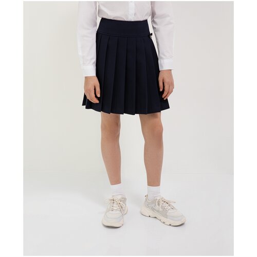 Школьная юбка Gulliver, размер 164, синий
