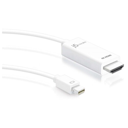 Переходник/адаптер j5create JDC159 mini DisplayPort(M) - HDMI(M), 1.8 м, белый