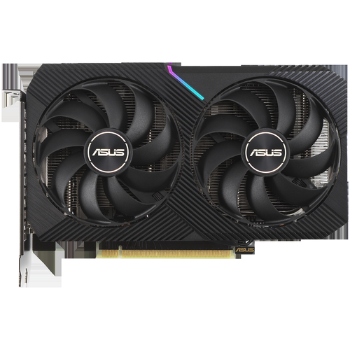 ASUS Видеокарта Asus PCI-E 4.0 DUAL-RTX3060-O8G NVIDIA GeForce RTX 3060 8192Mb 128 GDDR6 1837/15000 HDMIx1 DPx3 HDCP Ret DUAL-RTX3060-O8G