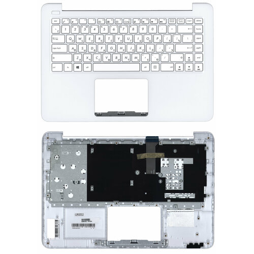 Клавиатура (keyboard) для ноутбука Asus E402, топкейс белый