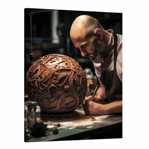 Интерьерная картина 50х70 "Шоколадный аромат"