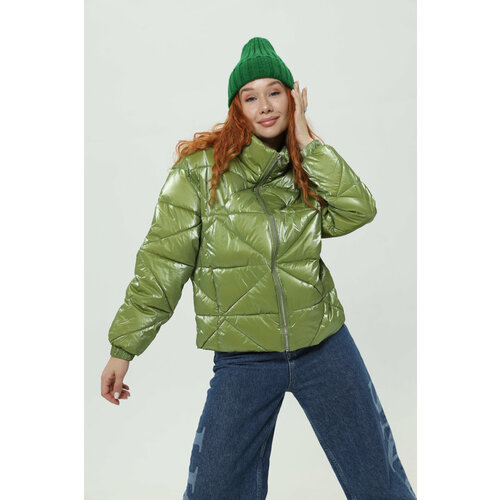 Куртка Натали, размер 52, зеленый
