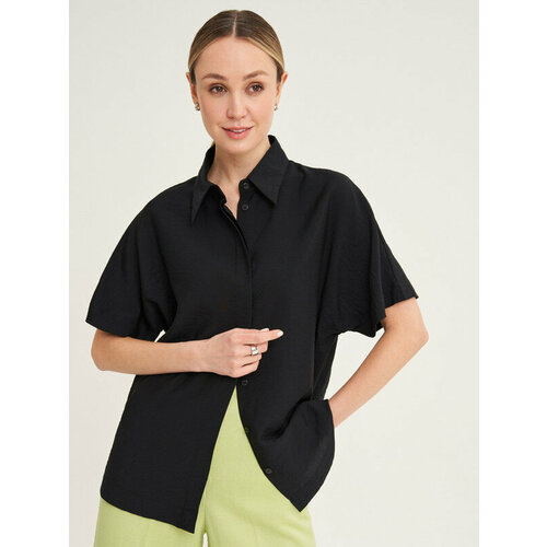 Рубашка FINN FLARE, FSC11045.SE, размер 2XL(176-104-110), черный