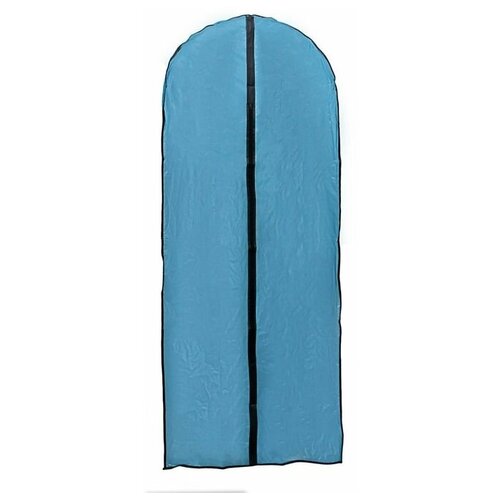 Чехол для одежды Доляна, 60x137 см, полиэтилен, цвет синий прозрачный./В упаковке шт: 1