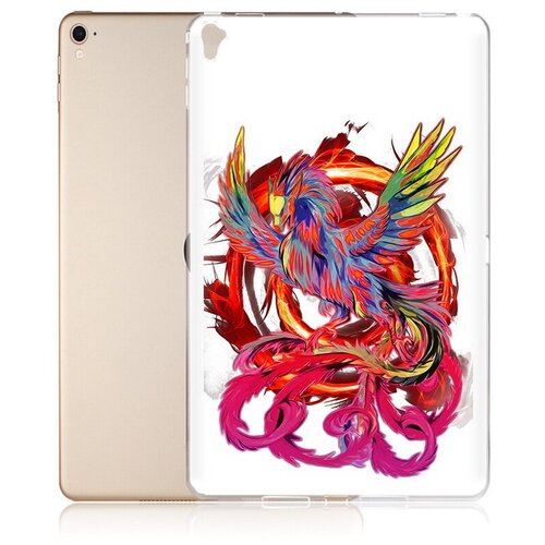 Чехол задняя-панель-накладка-бампер MyPads красочный феникс для iPad Pro 2 10.5 A1701/A1709/iPad Air 3 (2019) противоударный