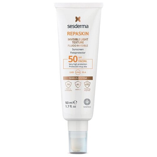 SesDerma флюид Repaskin Invisible Light Texture SPF 50, 50 мл