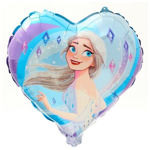 Disney Шар фольгированный сердце "Эльза", Холодное Сердце